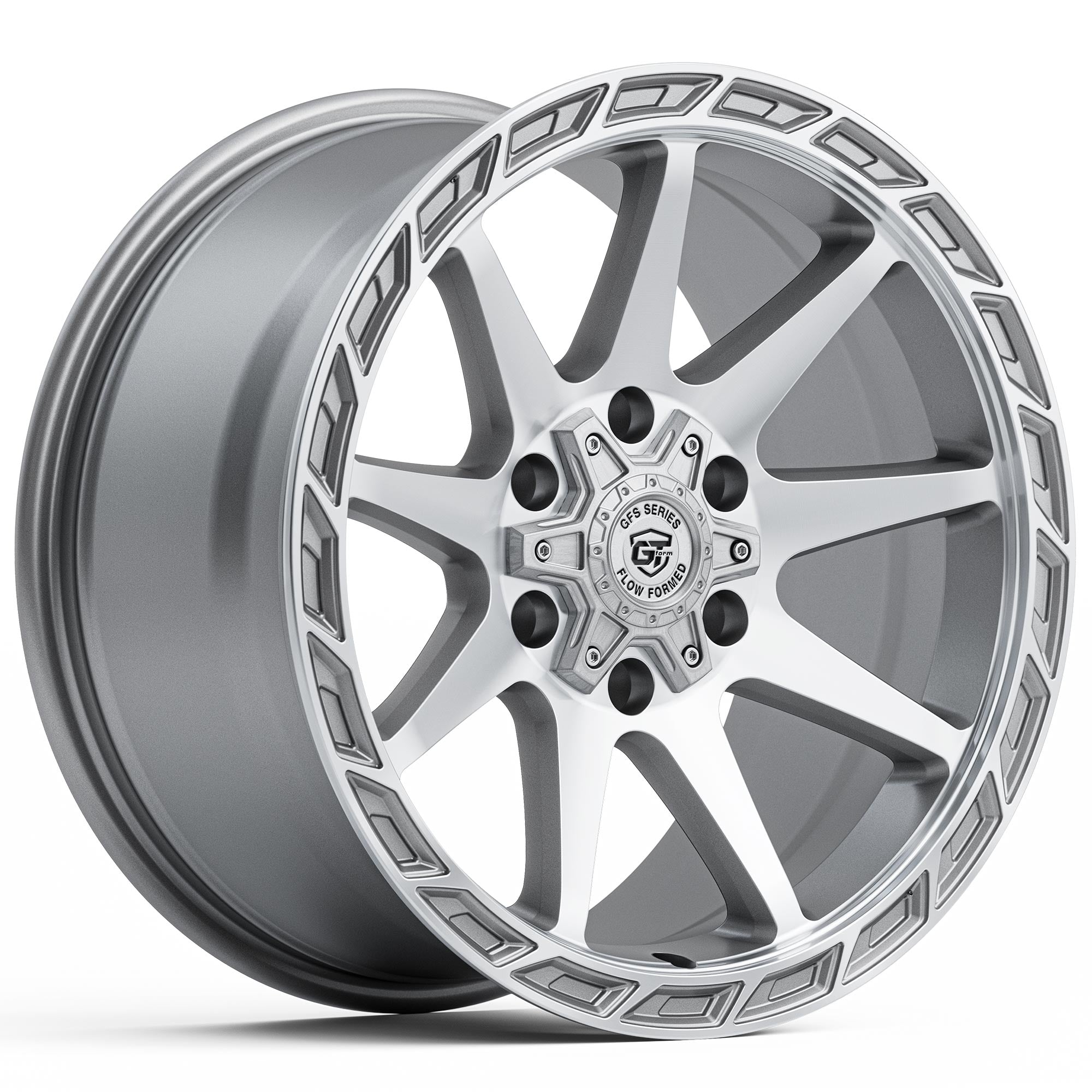 GT FORM l GFS5 SILVER MACHINED FACE – Tyre & Auto Solutions