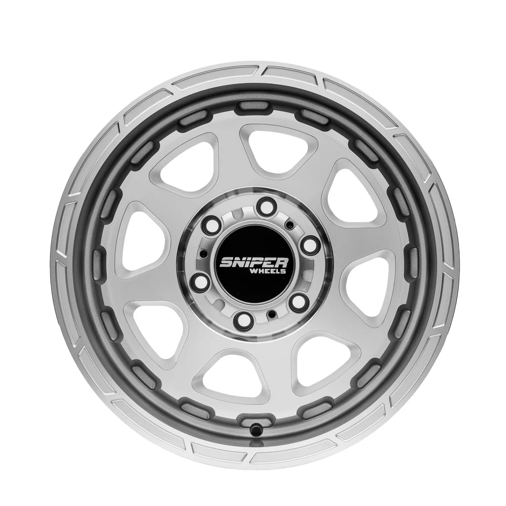 Sniper Wheels l TRACER Full Polished Silver DF