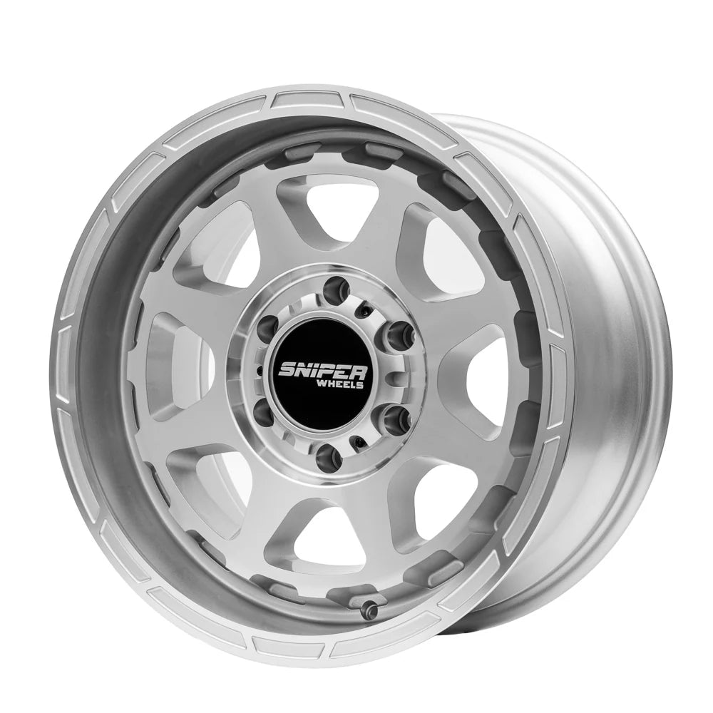 Sniper Wheels l TRACER Full Polished Silver DF