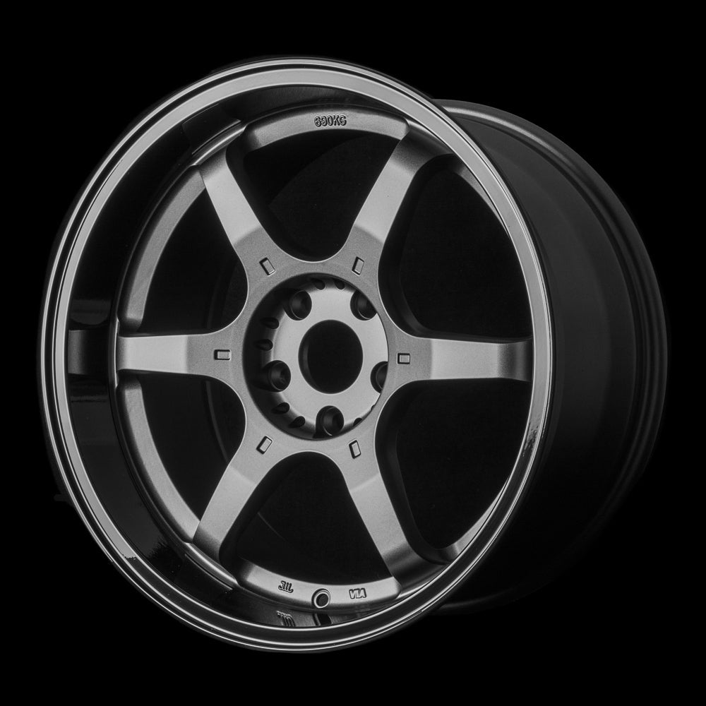 ROTA l GR6-2R MATT GUN METALLIC / GLOSS BLACK LIP