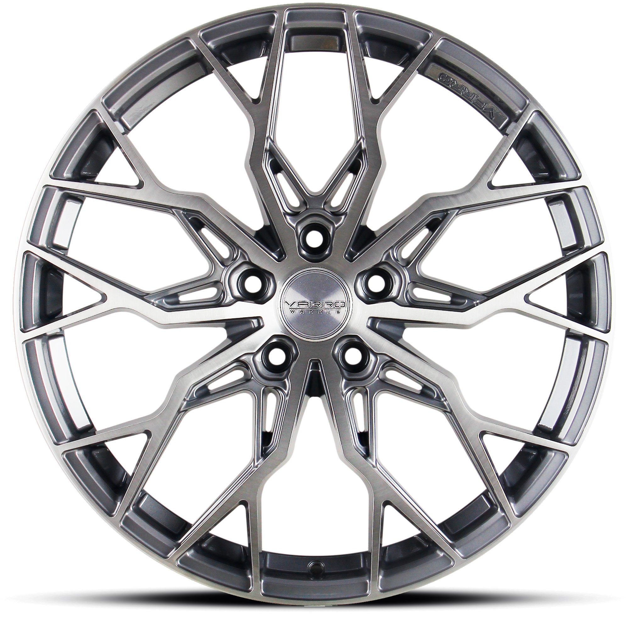 VARRO l VD41X SPIN FORGED l GLOSS TITANIUM BRUSHED FACE