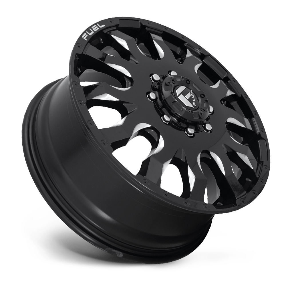FUEL l BLITZ DUALLY Model D673 GLOSS BLACK MILLED – Tyre & Auto Solutions