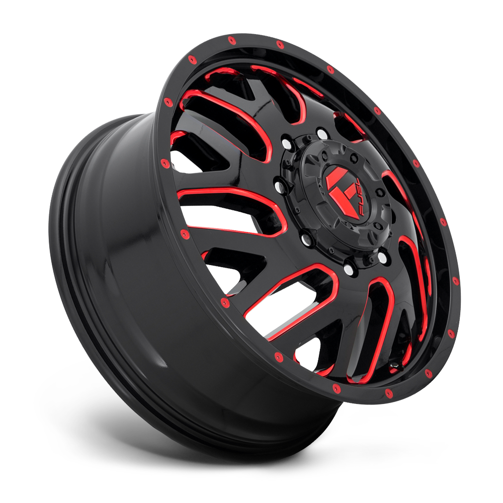 FUEL l TRITON DUALLY Model D656 GLOSS BLACK RED TINTED CLEAR – Tyre ...